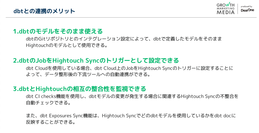 【Hightouch活用事例】dbt連携でデータパイプライン構築・運用を効率化 - グロースマーケティング